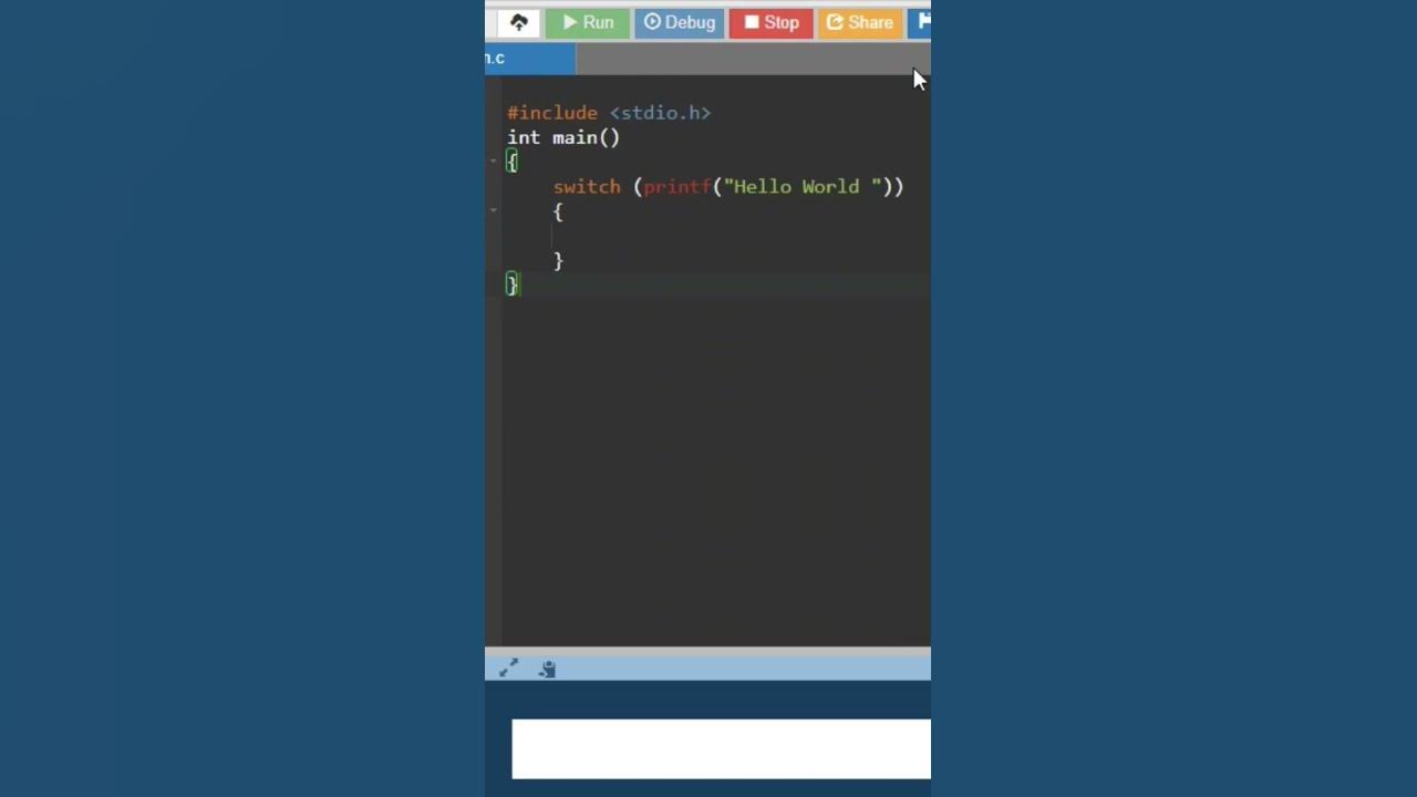C Programming Printing Hello World Without Semicolon Helloworld Youtube