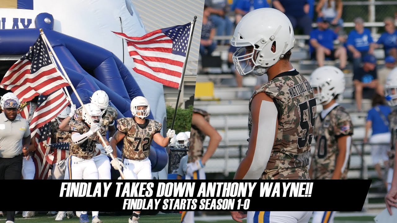 Findlay Takes Down Anthony Wayne!! Findlay Vs. Anthony Wayne Football ...