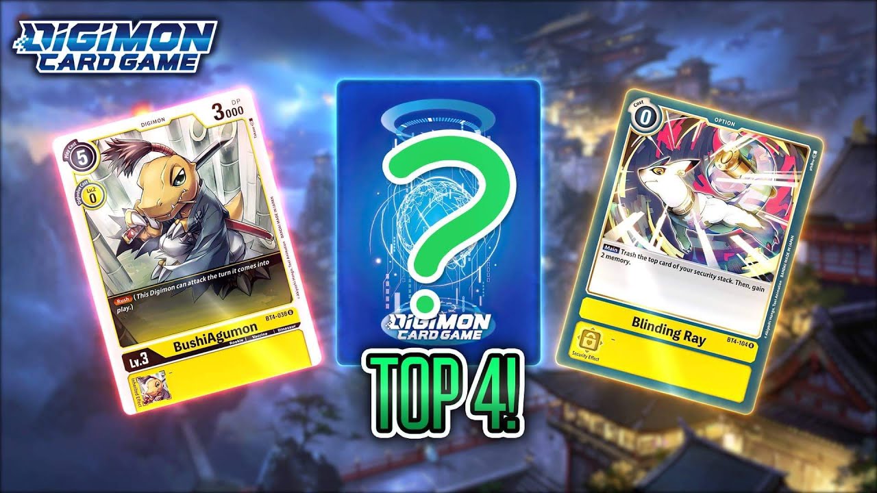 DIGIMON TCG: YELLOW WARGREYMON (BT4 ENG) | TOP 4 - YouTube
