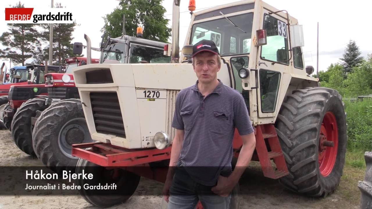 Håkon Bjerke prøver seg på traktorpulling - YouTube