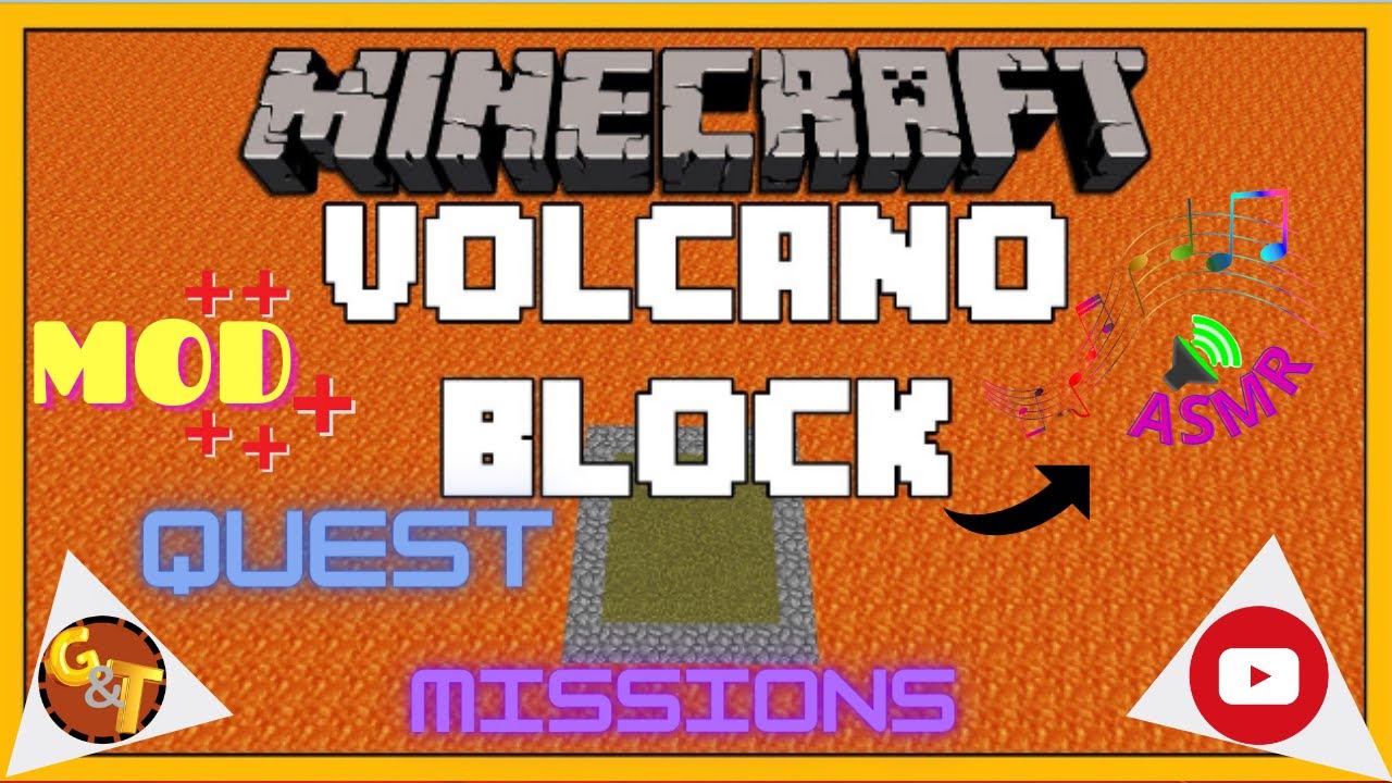 MINECRAFT ASMR Mods - MODPACK Volcano Quest / Missions EP #20 | VOLCANO ...