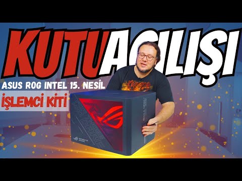 ASUS ROG'un Intel Özel Kitini Kutusundan Çıkarttık