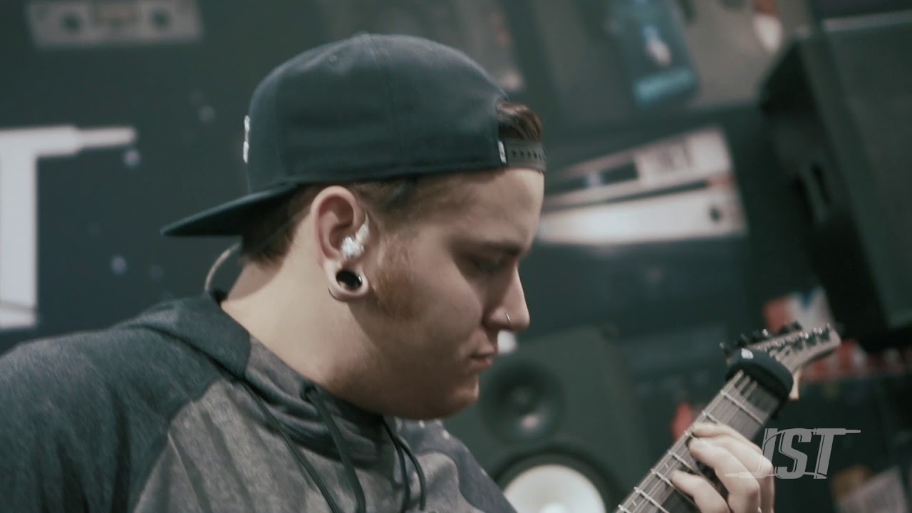 Nick Sampson crushing with custom built guitar at the JST NAMM 2018 ...