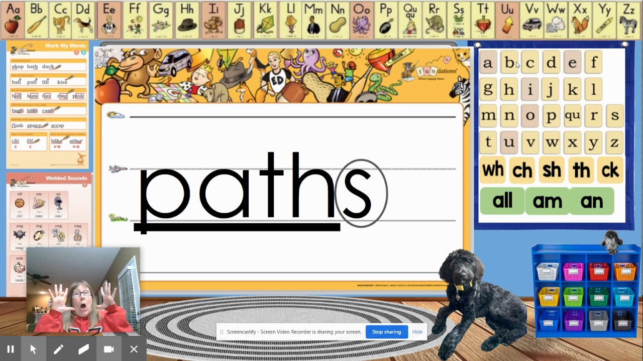 Fundations Level 1 Unit 6 Week 1 Day 2 Dictation - YouTube