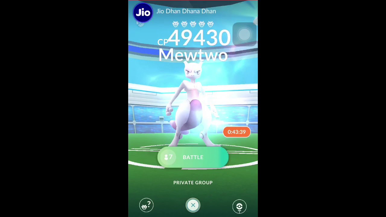 4th Mewtwo Ex-Raid Battle In Bangalore Vijaynagar Jio First Ball Catch ...
