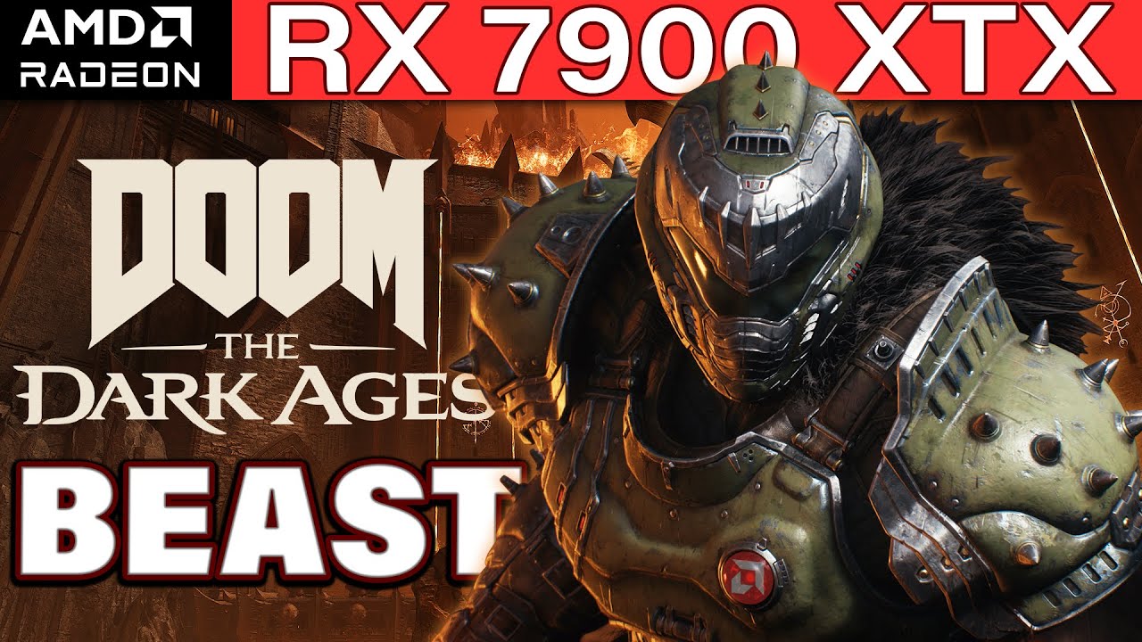 DOOM: The Dark Ages on AMD RX 7900 XTX - Best AMD GPU? 4K, TAA, FSR ...
