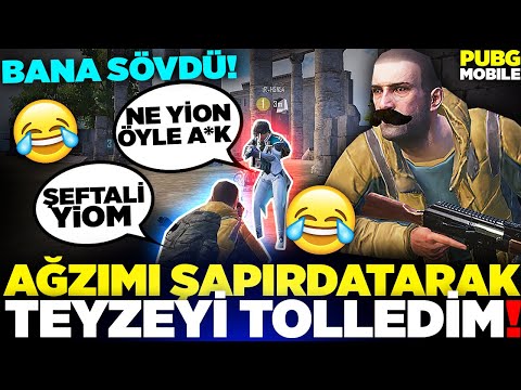 AĞZIMI ŞAPIRDATARAK TEYZEYİ TROLLEDİM 😂 KÜFÜR ETTİ  😡 | PUBG MOBILE