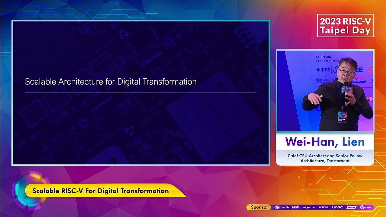 【2023 RISC-V Taipei Day】Scalable RISC-V For Digital Transformation - YouTube