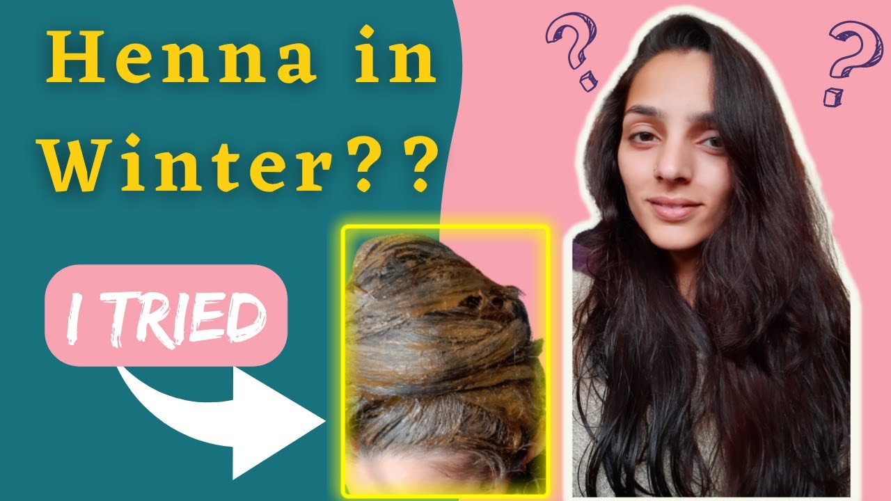 How to Use Henna in Winter to Color Hair - Testing Viral Tips - YouTube