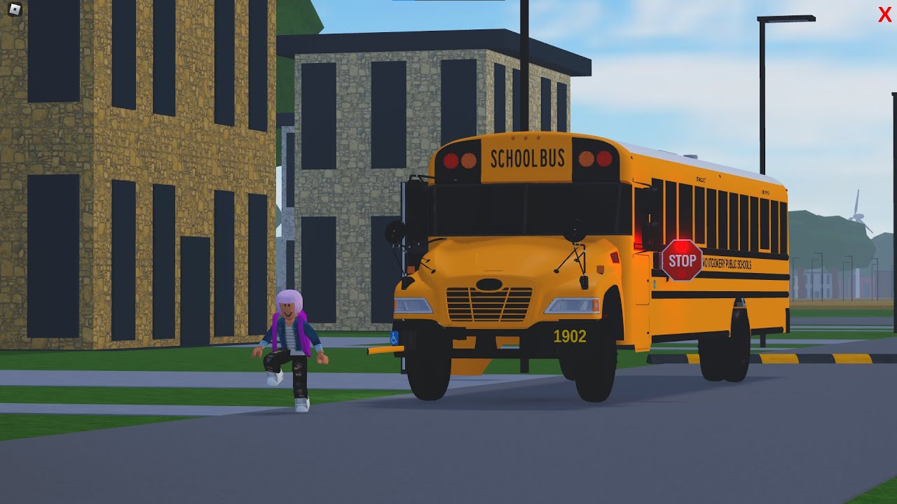 [ROBUX CODE] Vision PM with new road improvements! | School Bus ...