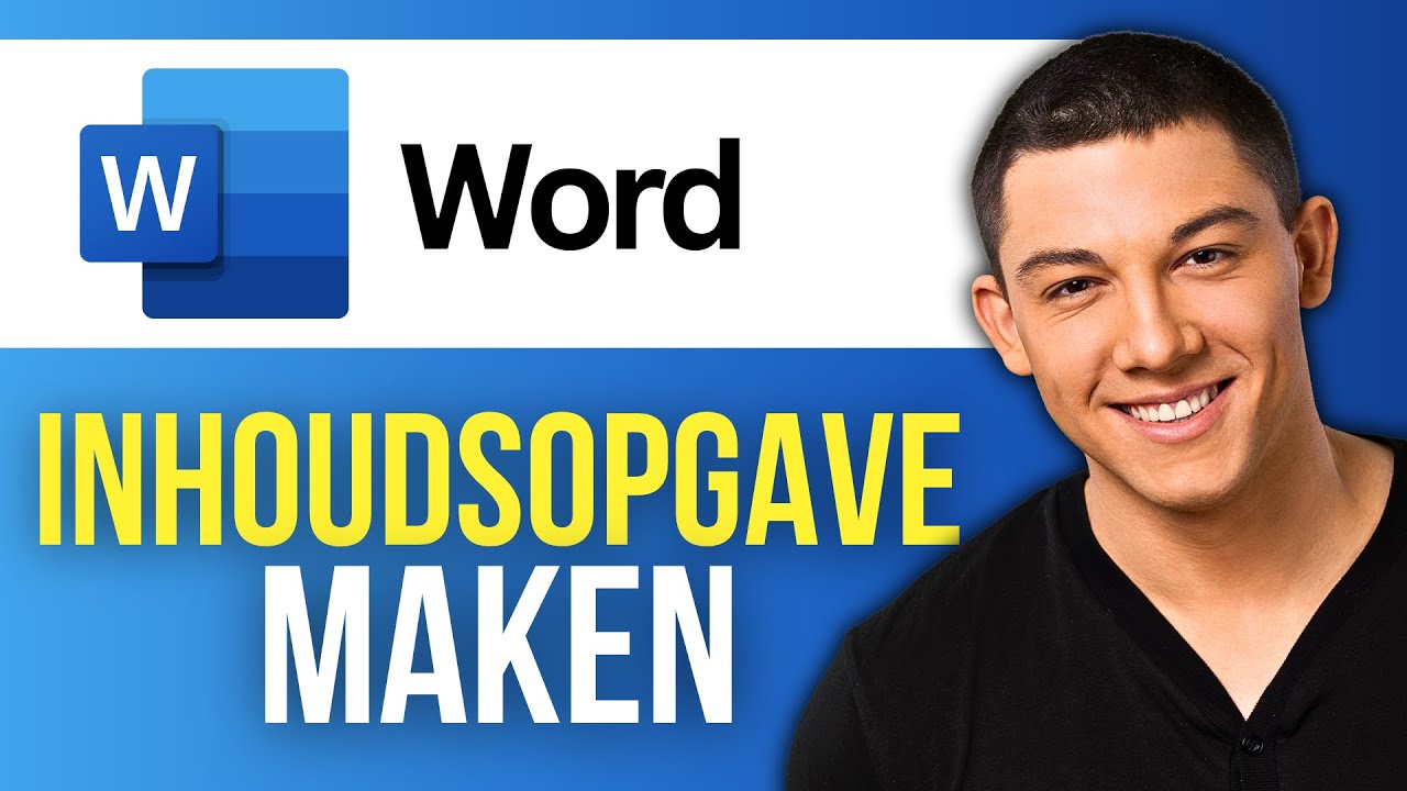 Hoe Maak Je een Inhoudsopgave in Word - YouTube