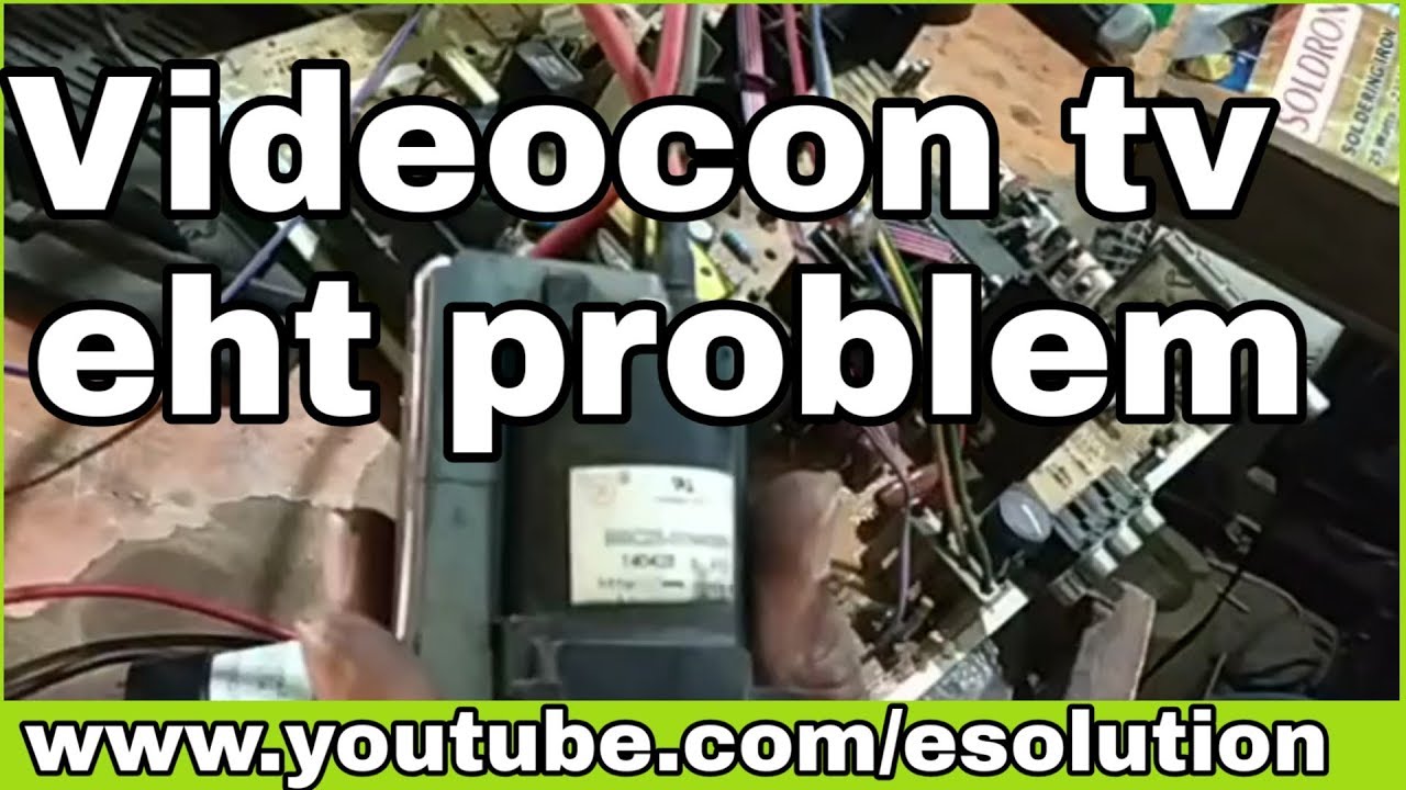 Videocon tv eht problem - YouTube