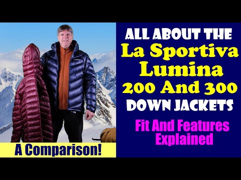 All About The La Sportiva Lumina 200 And 300 Down Jackets