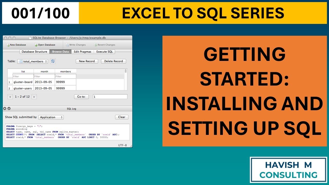 001/100: Getting Started With SQL Installation and Setup - YouTube
