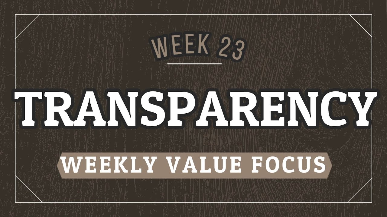 VALUES RESTORATION PROGRAM | TRANSPARENCY | DISCUSSION | TEACHER REJYN ...