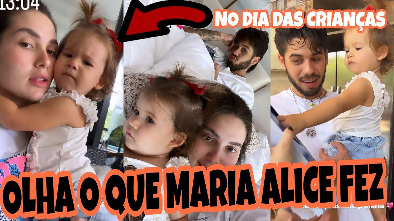 🟠MARIA ALICE SURPREENDI A TODOS NO DIA DAS CRIANÇAS 😳 - YouTube