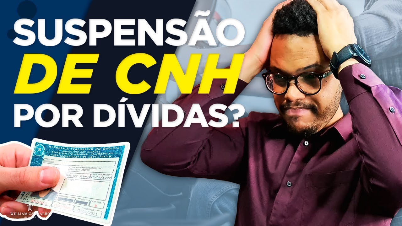 Entenda quando a CNH pode ser SUSPENSA por causa de DÍVIDA | Suspensão ...