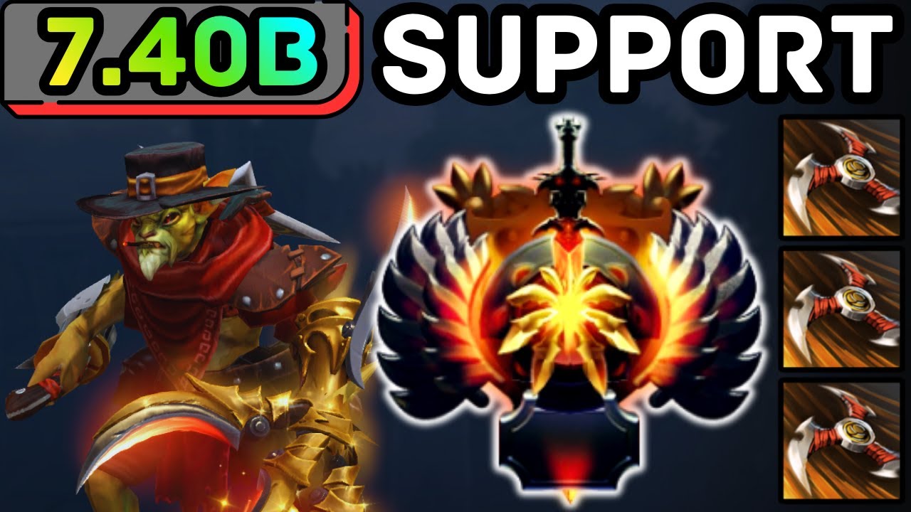 🔥 NEW PATCH 7.40b !!! BOUNTY HUNTER SUPPORT TRACK PRINTS GOLD | DOTA 2 ...