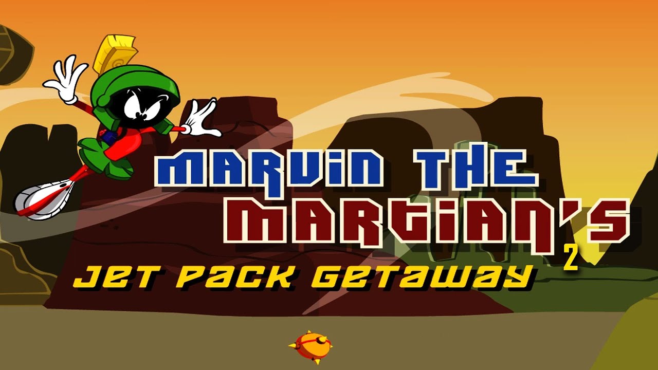 Marvin The Martians Jet Pack Getaway II - YouTube