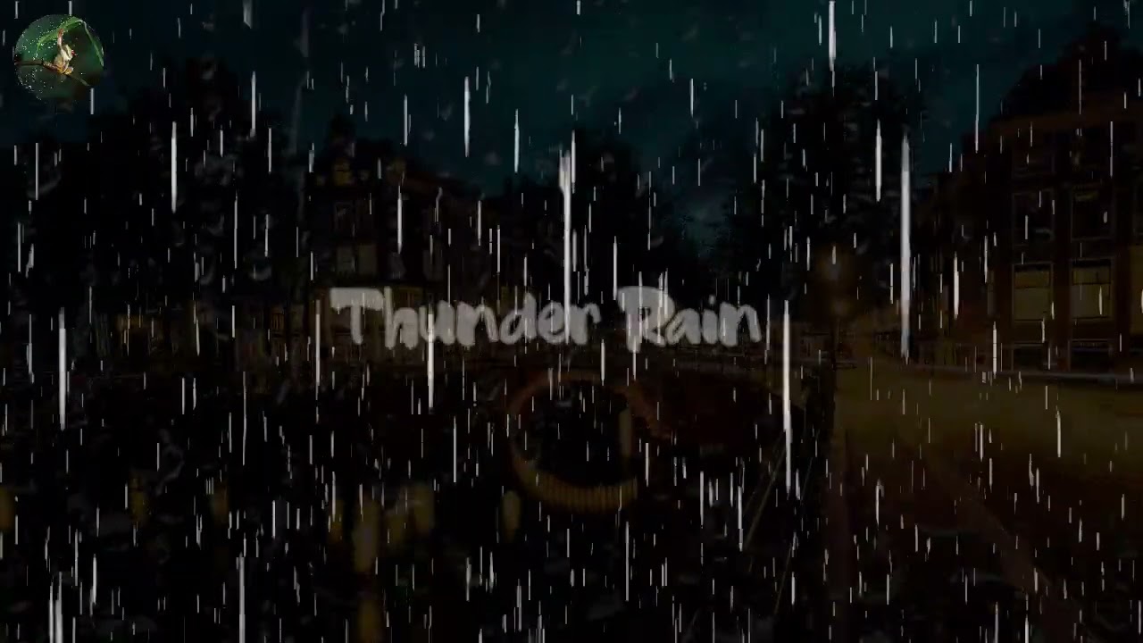 Rain & Thunder on Big Forest Tent-Spend the Night in Deep Isolation-Get over Stress and Sleep ...