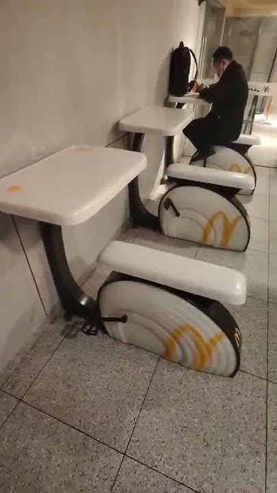 McDonald's in China Exercise Bike - YouTube