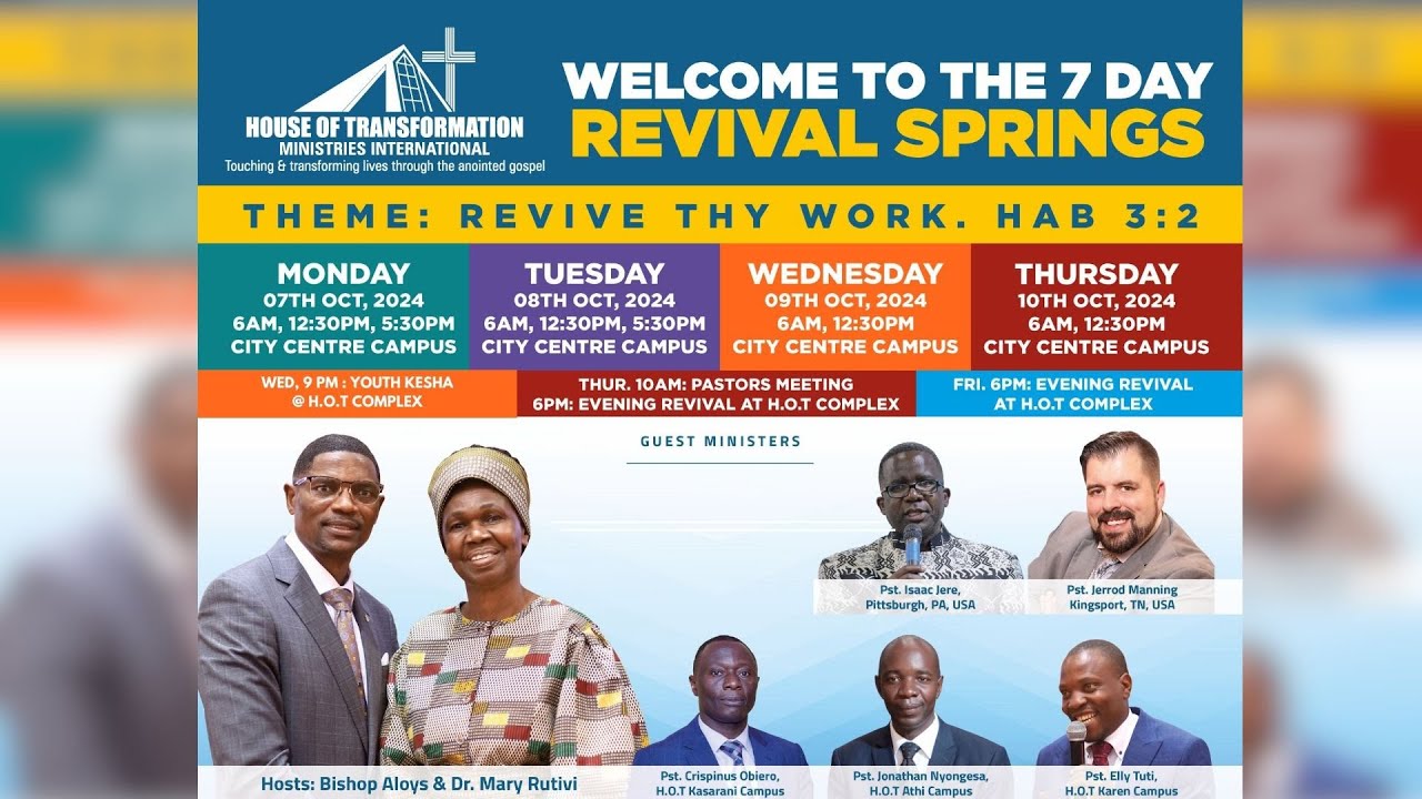 REVIVAL SPRING CONFERENCE FINALE | 13TH OCT 2024 #revivalsprings # ...