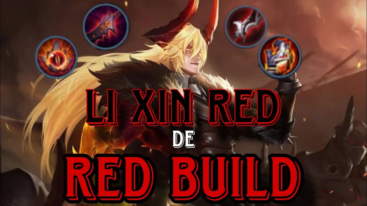 LI XIN RED DE RED BUILD TANK | HONOR OF KINGS - YouTube