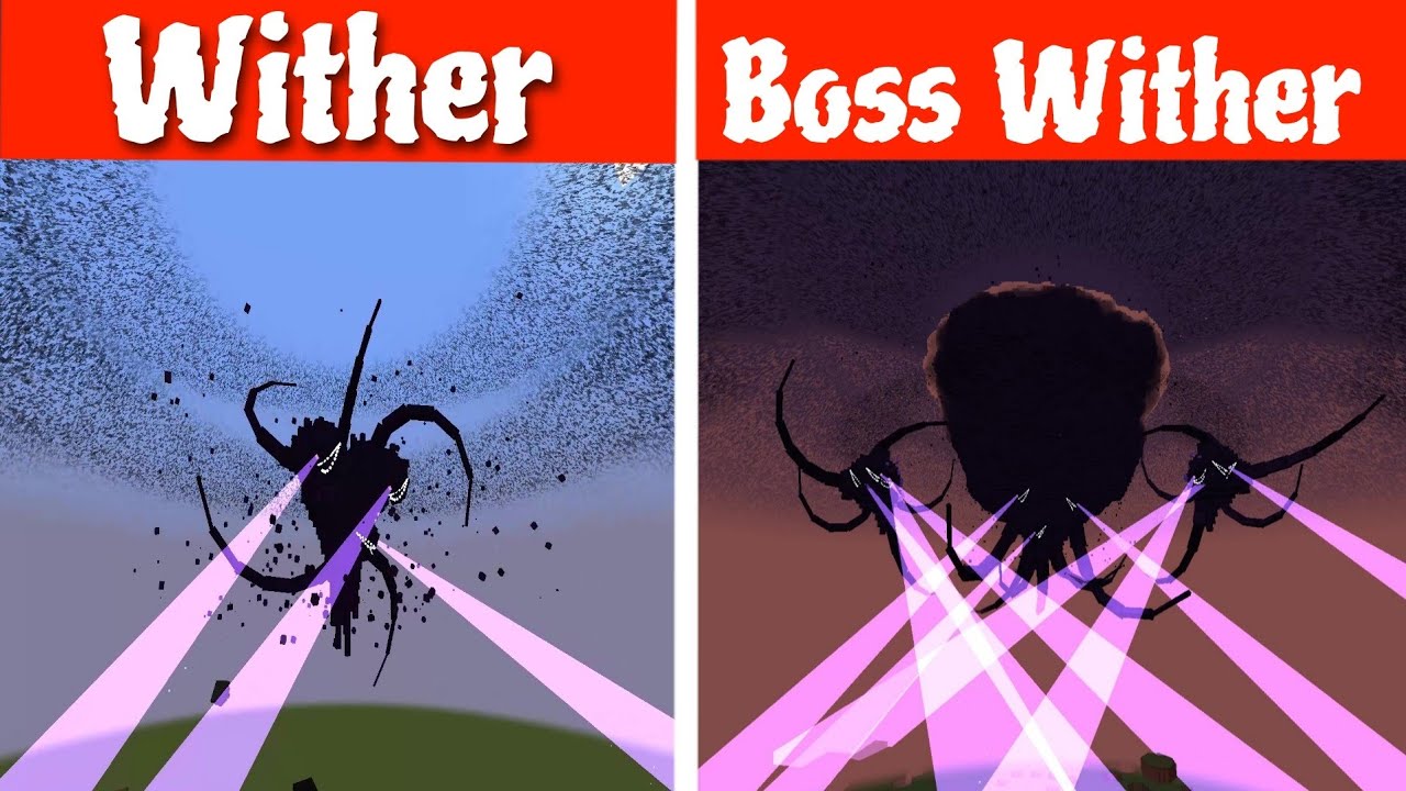 Boss Wither & Wither Storm Mod & Minecraft Mod - YouTube