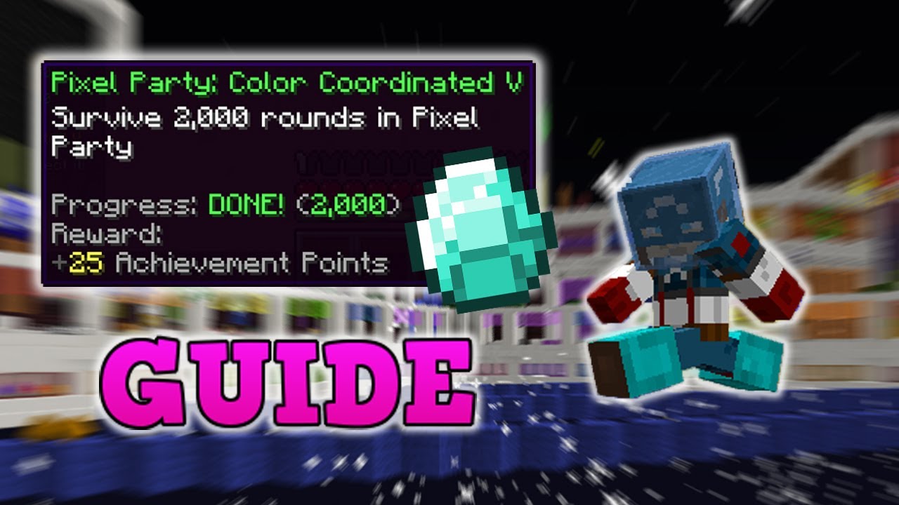 How I MAXED Pixel Party achievements in ONE DAY - YouTube