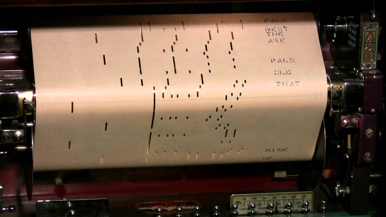 Old Pals Are The Best Pals After All - Ampico Lexington 88n - YouTube