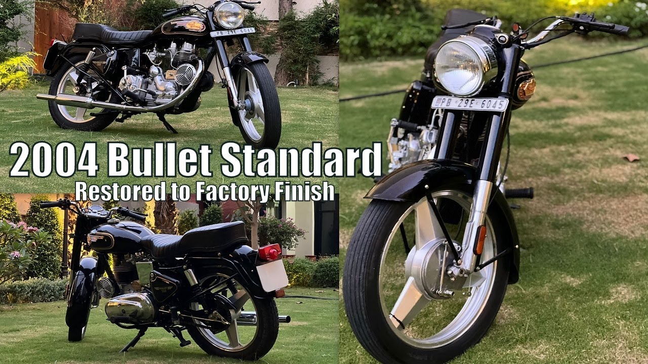 2004 Bullet Standard | Restoration | Paint Job | CI Engine Work ...
