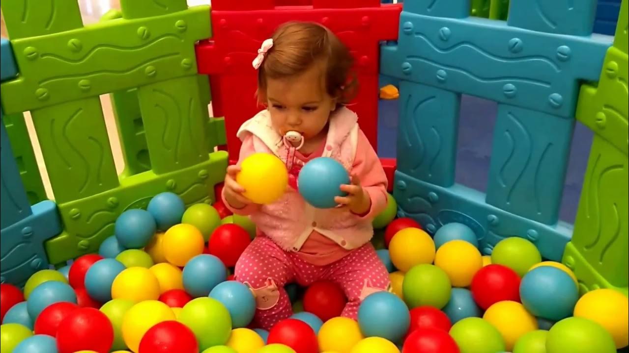 Ball Pit Happiness with 1500 Ball Pit Balls Video - YouTube