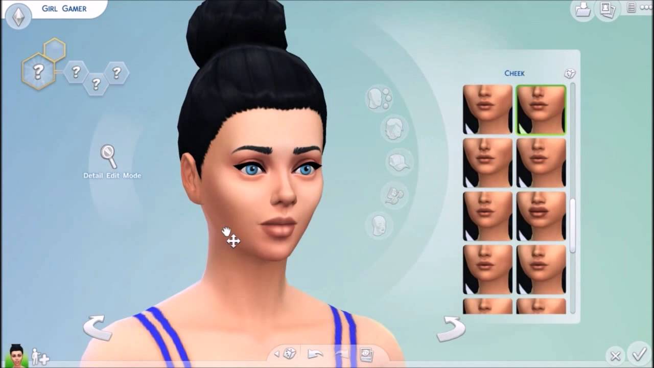 The Sims 4 | Create A Sim : Girl Gamer - YouTube