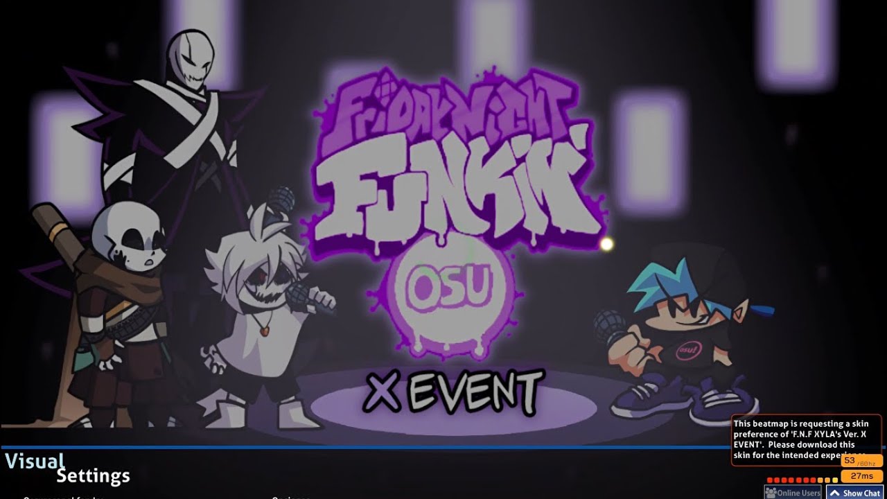 FNF VS The X Event en Osu// XEvent & BF (4K) - YouTube