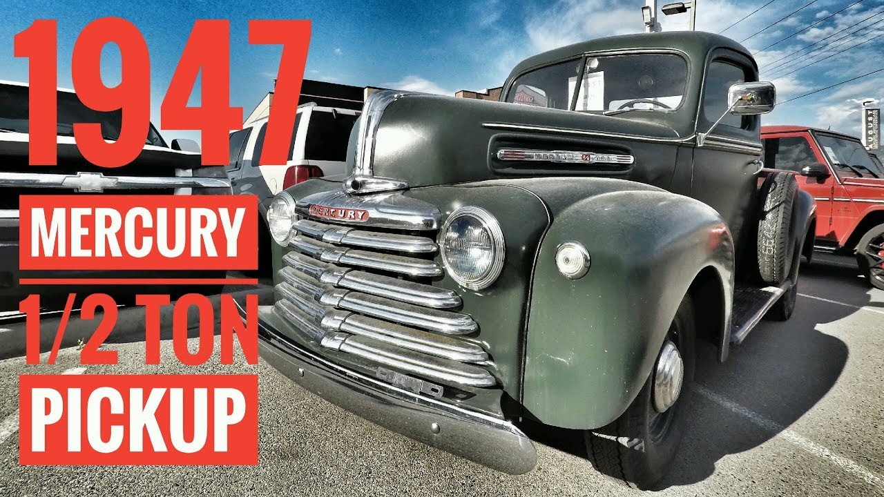 1947 Mercury 1/2 Ton Pickup Truck Classic Beauty! - YouTube