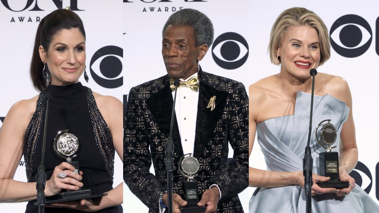 4 Top Moments in the Tony Awards Press Room - YouTube