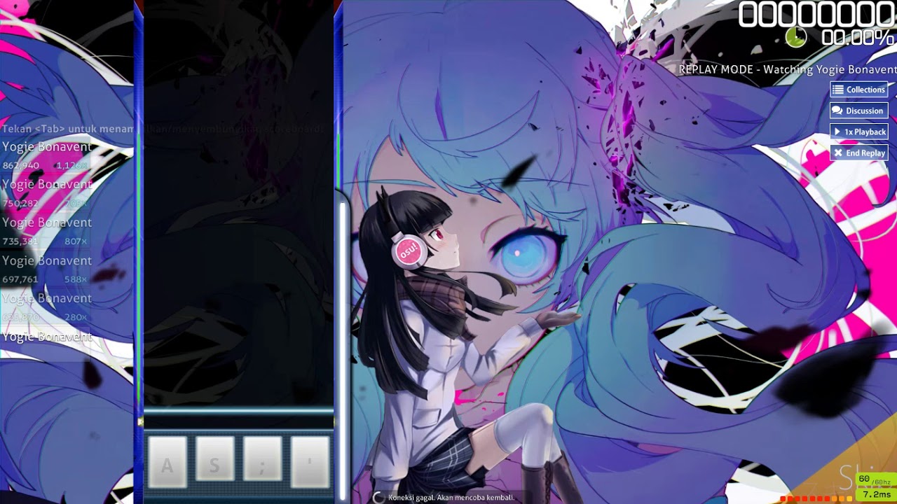 Ghost Rule Osu!Mania! - YouTube