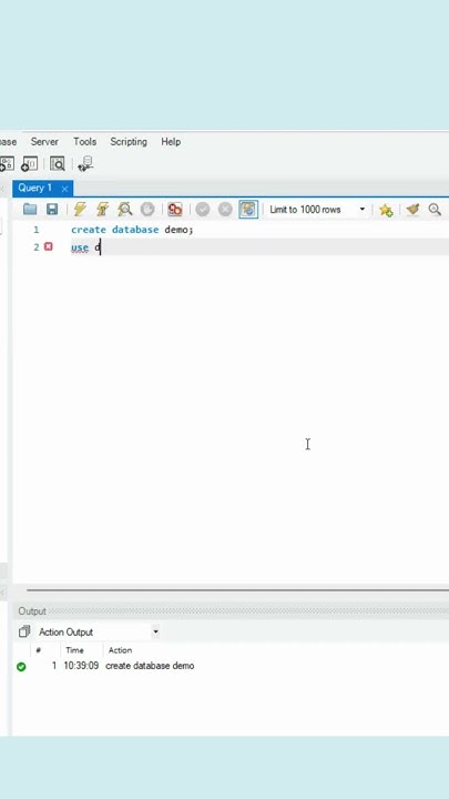 How To Create A Database In Sql Sqltutorial Youtube