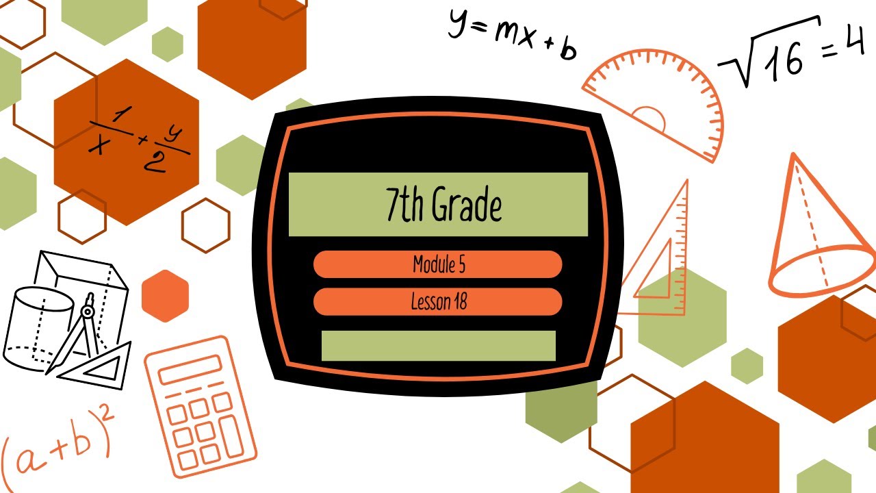 7th Grade Module 5 Lesson 18 (Eureka Math Squared) - YouTube