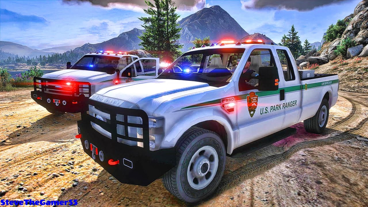 Playing GTA 5 As A POLICE OFFICER Park Ranger Patrol| GTA 5 Lspdfr Mod ...