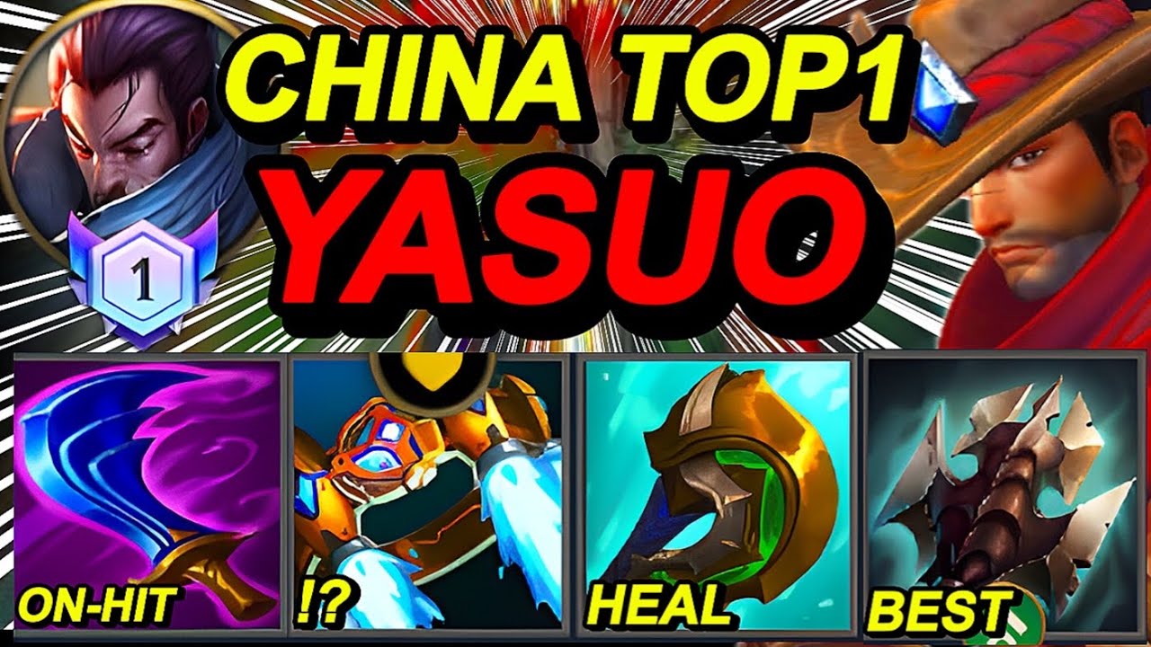 Wild Rift China Top1 Yasuo Top - Tank Build OP - Sovereign Rank ...