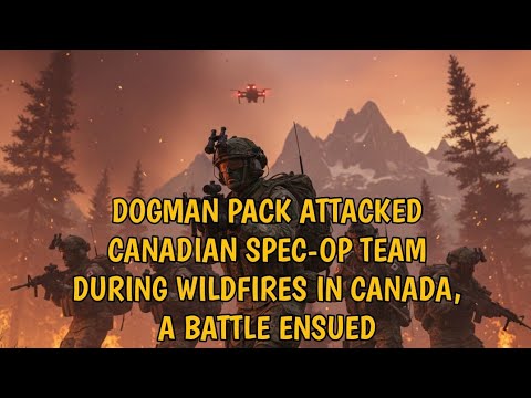 DOGMAN PACK ATTACKED CANADIAN SPEC-OP TEAM DURING THE WILDFIRES IN CANADA, BATTLE ENSUED