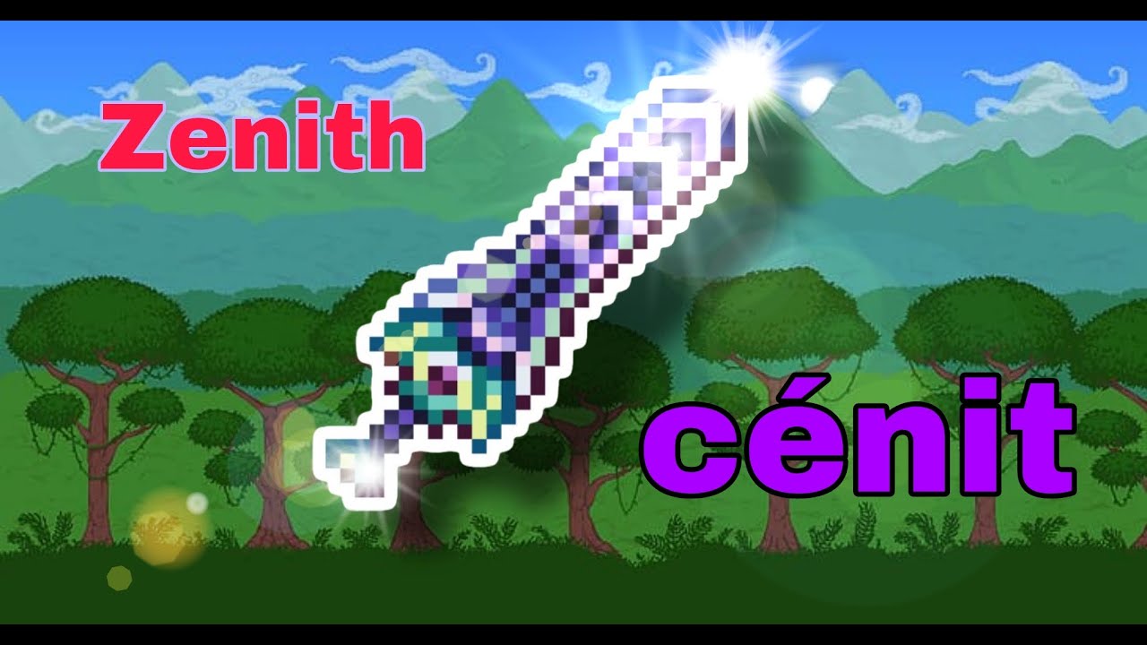 Cómo crear la CENIT en Terraria 1.4.4 - YouTube
