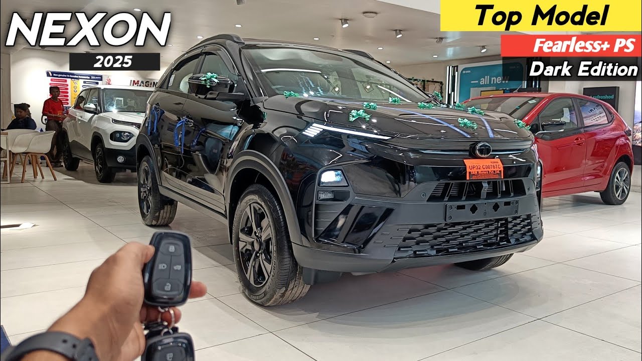 Tata Nexon Fearless Plus PS Dark Edition 2025 ️| Nexon Top Model Review ...