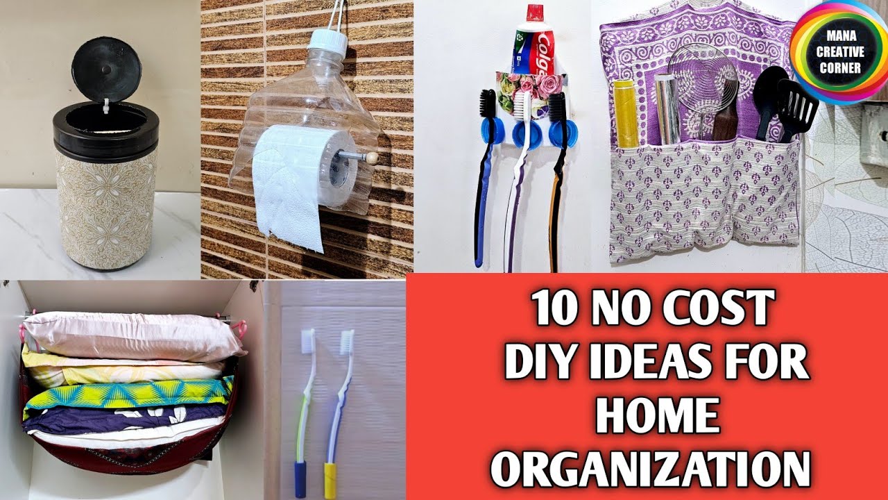 10 Creative things from waste material/ DIY Organizer Ideas using waste ...