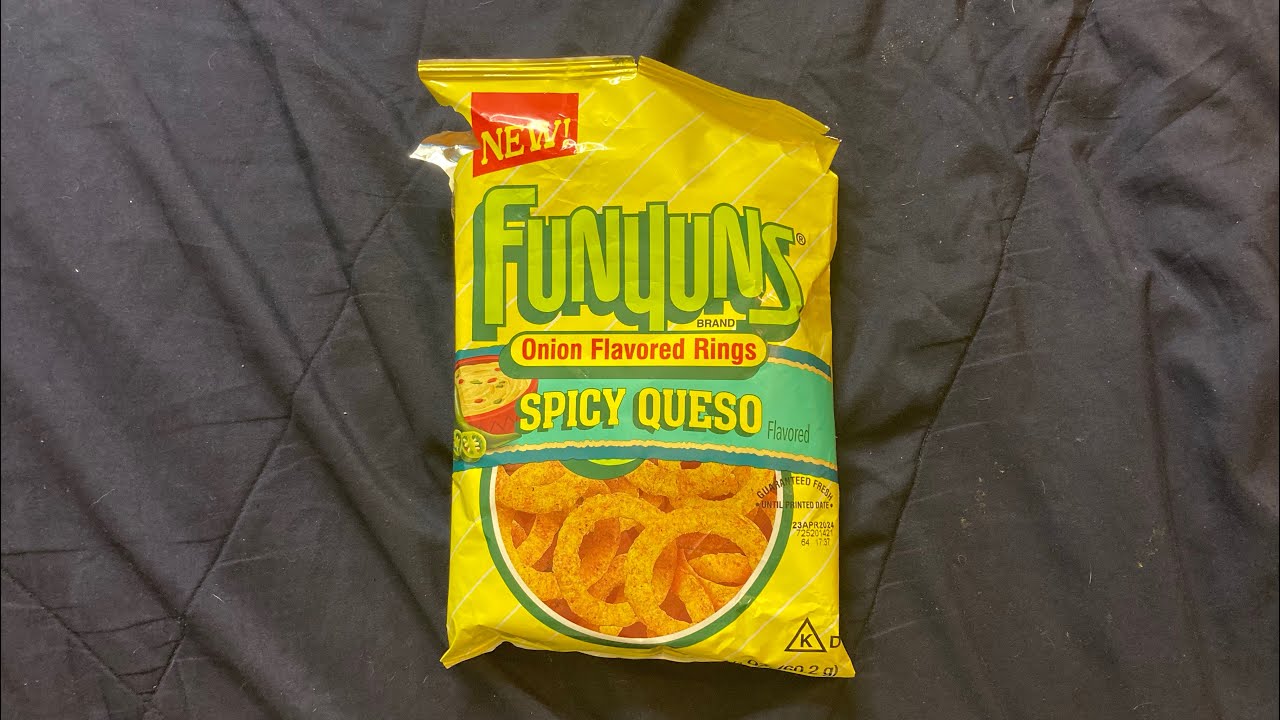 Food Review Of Funyuns Spicy Queso - YouTube