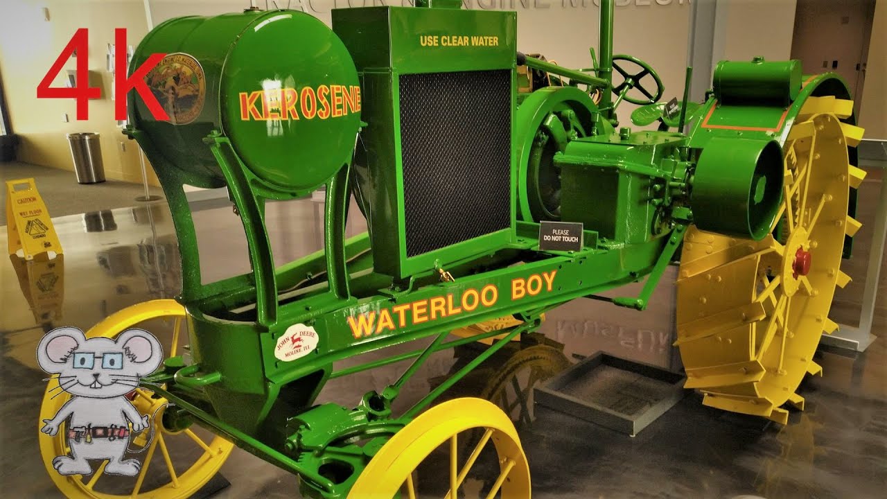 John Deere Waterloo Boy Model 'N' 1920 in 4k - YouTube