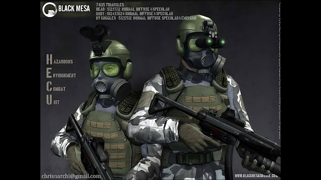 HL2/GMOD BM: H.E.C.U. marine voices for combine updated v2 - YouTube