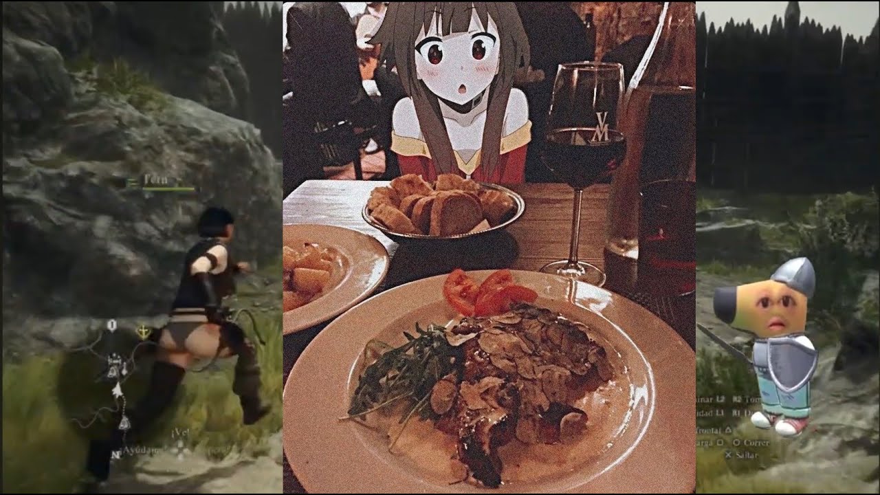 Una carnita asada con nuestras waifus - YouTube