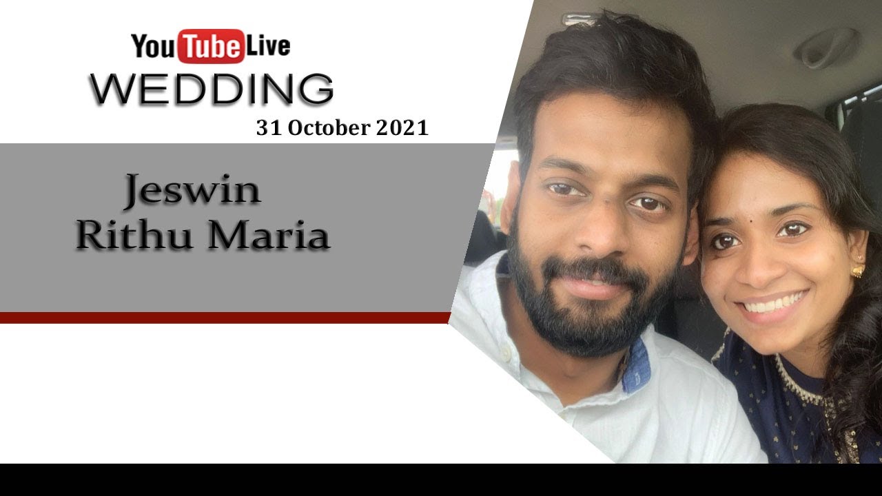 WEDDING Jeswin Jose 💕 Rithu Maria - YouTube
